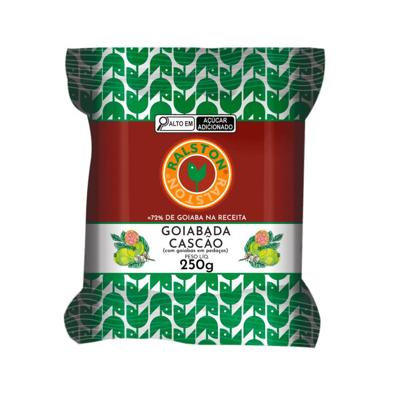 Goiabada Cascão 250g em Barra - Ralston